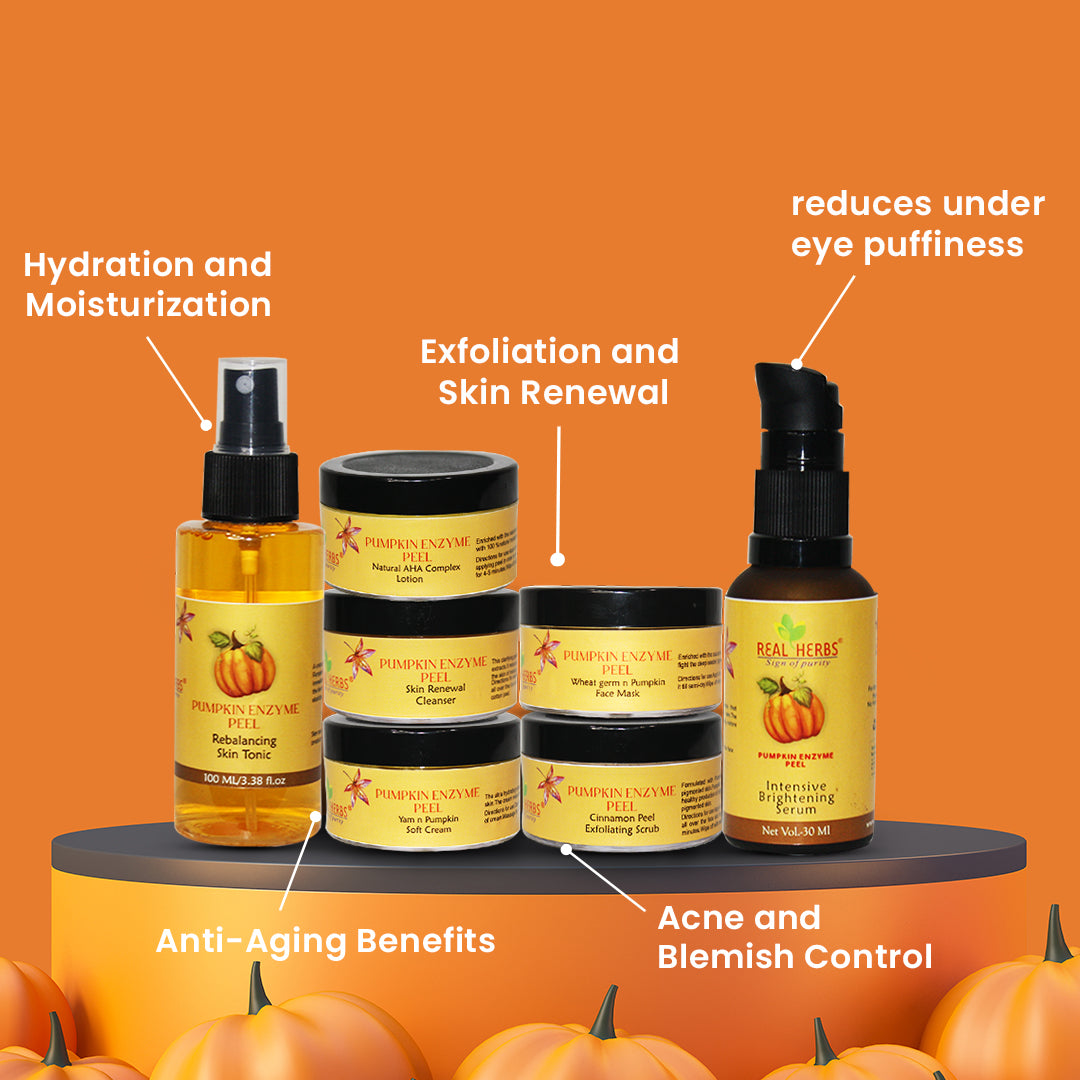 Pumpkin Enzyme Peel (Curing Pigmentation Treatment) – Real Herbs